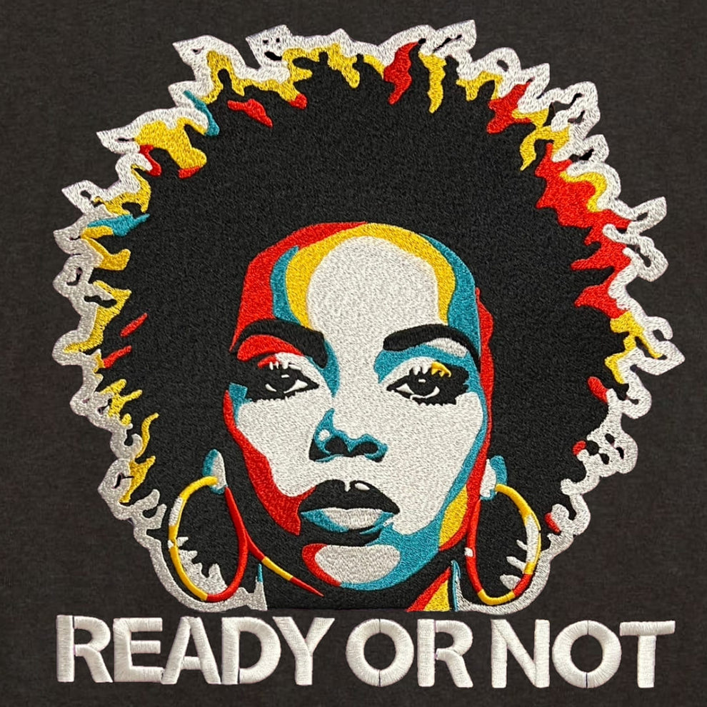 READY OR NOT 刺繍Tシャツ | BROOKSTAR stitch